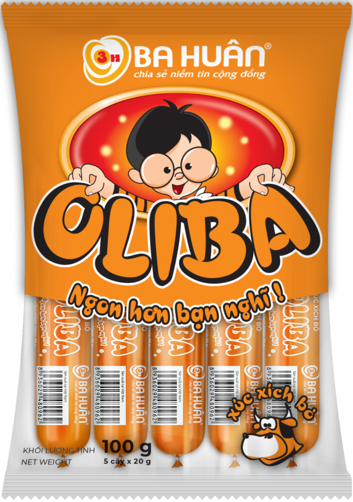 Sterilized Sausage Beef Oliba - Ba Huan Corporation