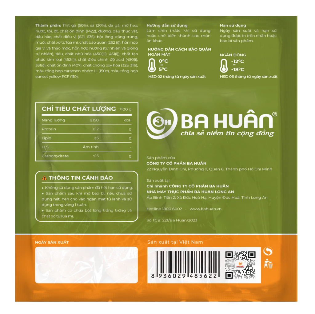 Lemongrass chicken skewers - Ba Huan Corporation